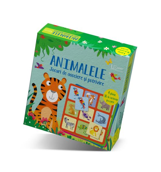 Jocuri de asociere si potrivire. Animalele (Usborne)